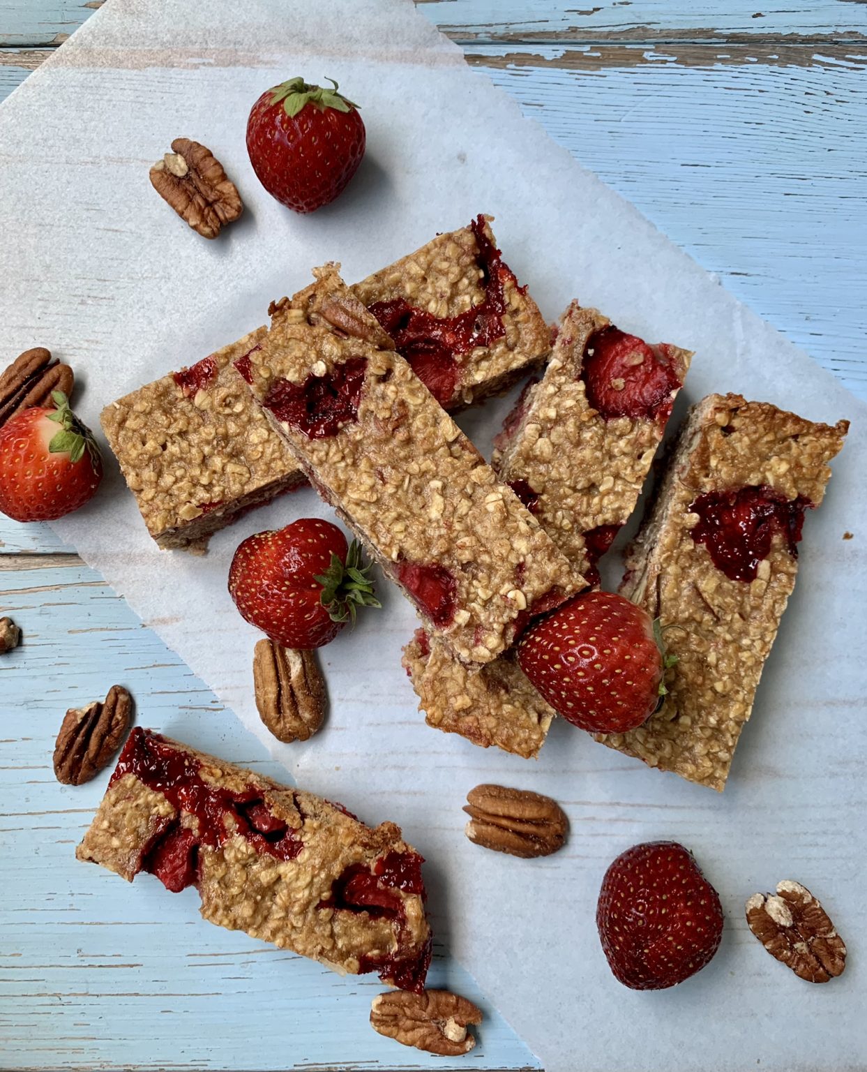 Recette de barres tendres maison aux fraises par Isabelle Morin ...